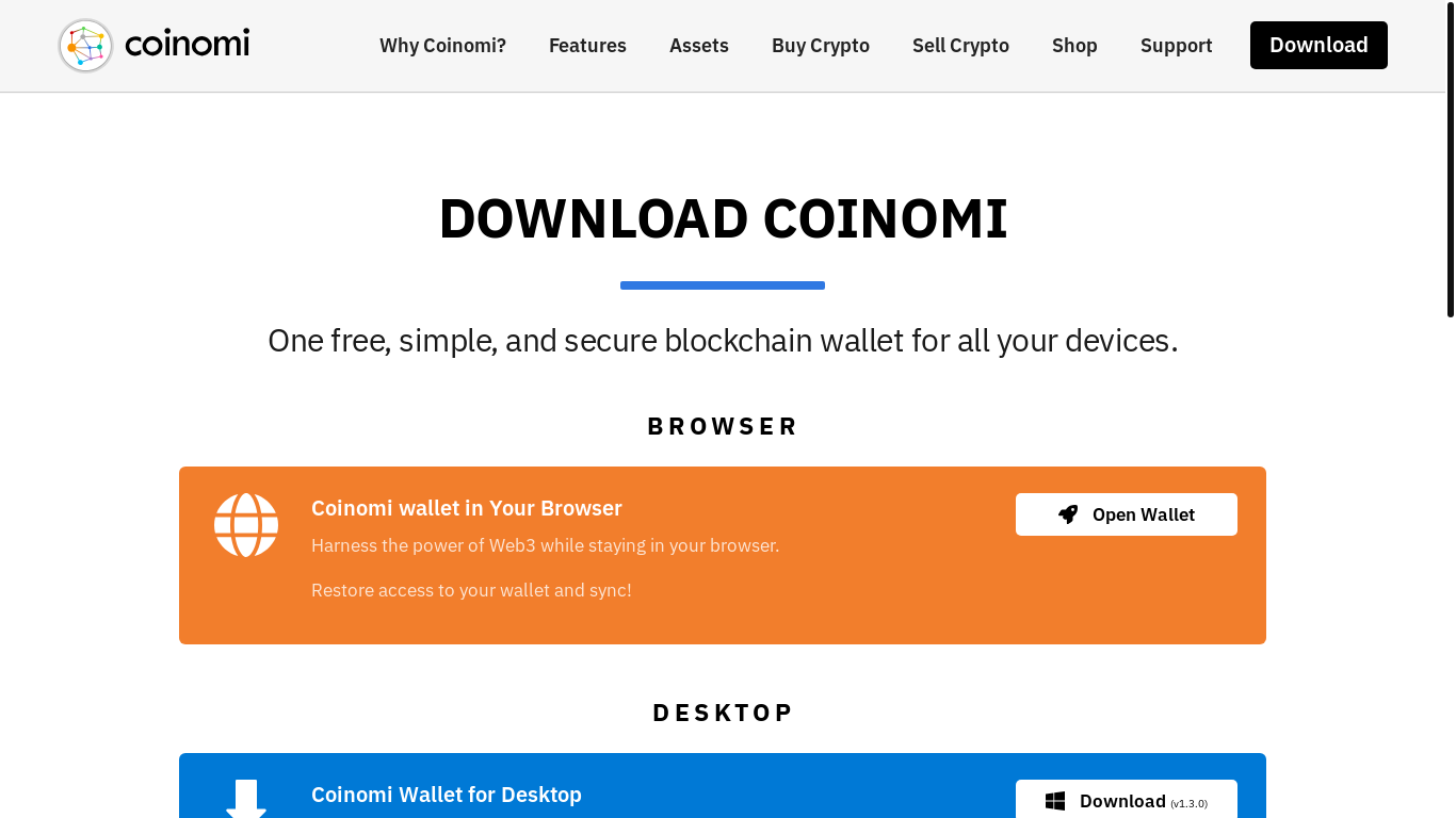 Download Coinomi | Coinomi - URL Scan Results | Tiny Scan