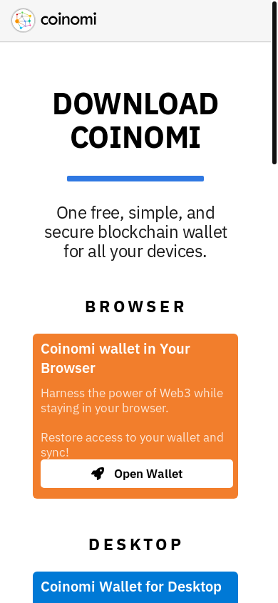 Download Coinomi | Coinomi - URL Scan Results | Tiny Scan