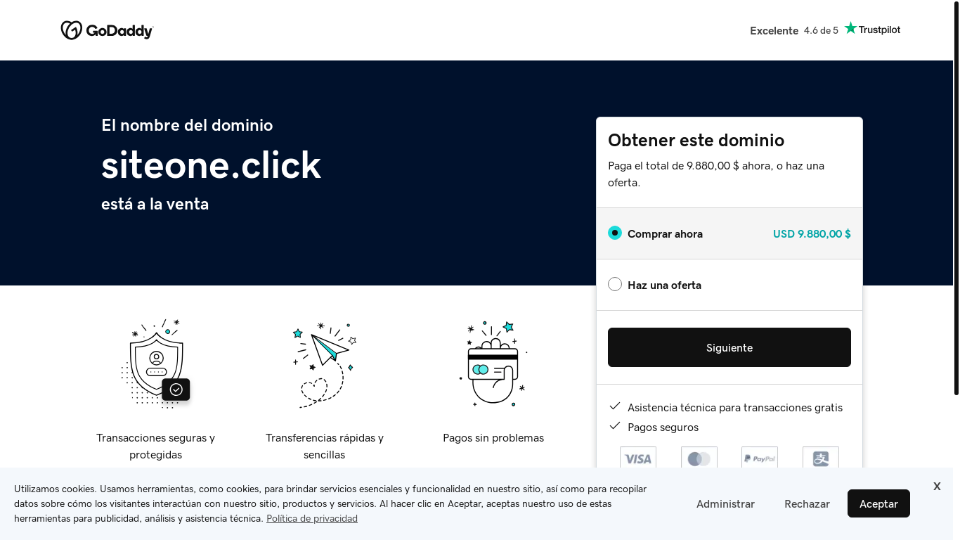siteone.click - URL Scan Results | Tiny Scan